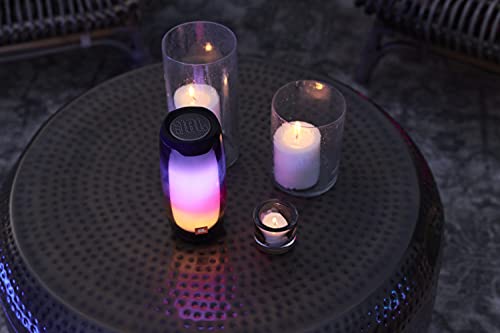 JBL Pulse 4 - Waterproof Portable Bluetooth Speaker with Light Show - Black