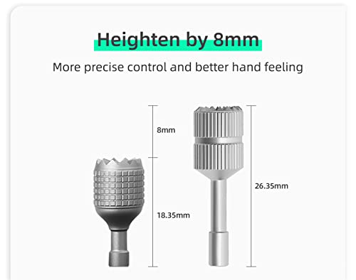 Suitable for DJI Mini3 Pro(Mavic3) Joystick Governor Extended Control Sticks Delay Rocker Accessories Thumb Drone Replacement Accessories (Governor + red Rocker)