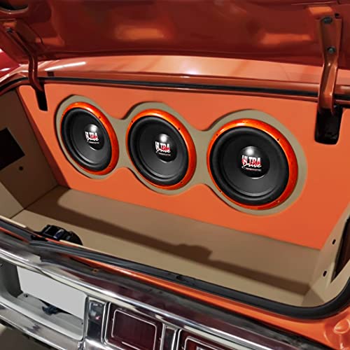 Cadence 12 Inch Car Subwoofer, High Performance 900 Watts Dual 4 Ohm 2 Inch Black Aluminium 4 Layer Voice Coil, Ultra Drive Series Car Audio Woofer UD12D4, Single