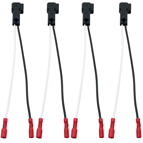 72-5600 Speaker Adapter Harness is Suitable for Ford, Chevrolet, GMC, Mazda Lincoln, car Front and Rear Door Audio Harnesses (4 Pieces)