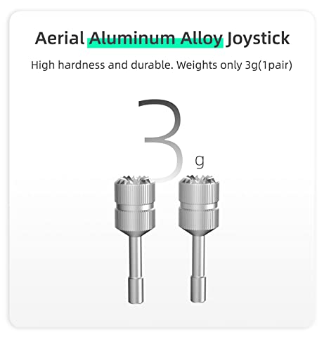 Suitable for DJI Mini3 Pro(Mavic3) Joystick Governor Extended Control Sticks Delay Rocker Accessories Thumb Drone Replacement Accessories (Governor + red Rocker)