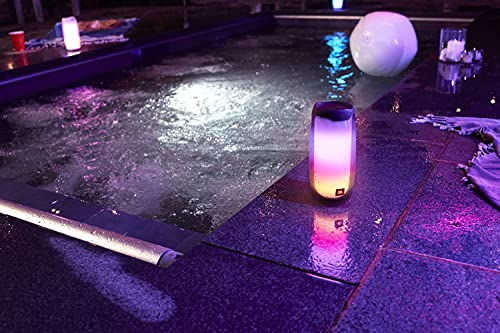 JBL Pulse 4 - Waterproof Portable Bluetooth Speaker with Light Show - Black