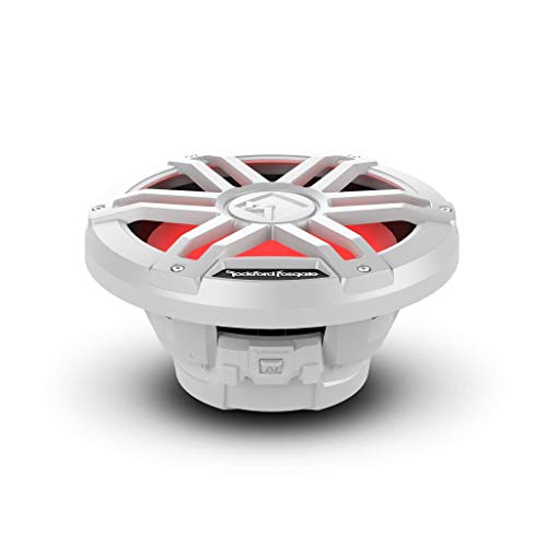 Rockford Fosgate M1D4-10 Color Optix 10" DVC 4-Ohm Multicolor LED Lighted Marine Subwoofer - White