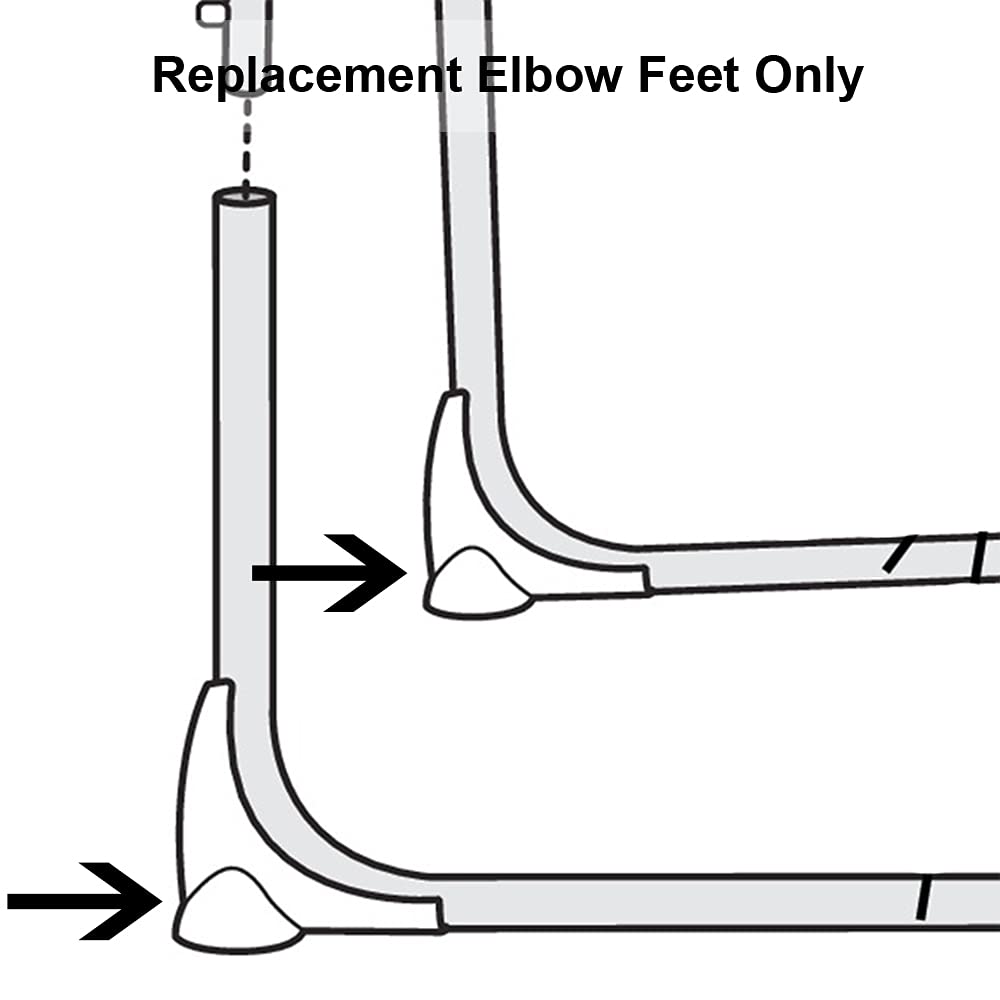 Replacement Parts for Fisher-Price Cradle 'n Swing - H0786 ~ Basic Model ~ Fits Other Models as Well ~ Replacement Elbow Feet