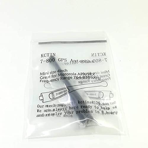 Antenna for Motorola APX 764-870MHz Signal Band and 7-800 GPS (NAR6595A Stubby) by KCTIN (1 Pack)