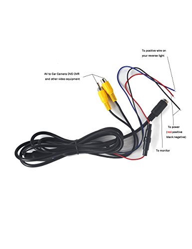 Padarsey 7 Inches TFT Color LCD Car Rear View Camera Monitor Support Rotating The Screen and 2 AV Inputs (7 Inch LCD Monitor)