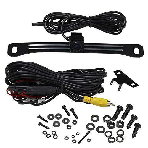Audiovox ACA800 License Plate Backup Camera with Parking Grid Lines