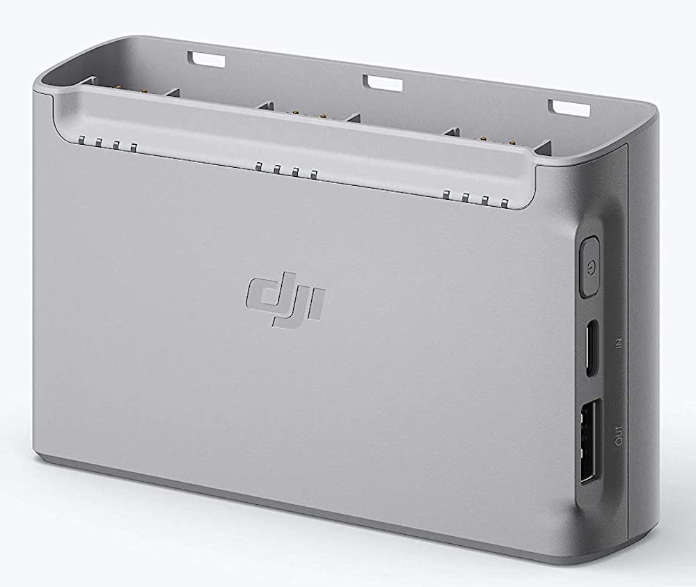 CAMRISE Original DJI Mavic Mini 2 Two-Way Charging Hub and Two Pack Intelligent Flight Batteries (for SE Drone ONLY) Gray