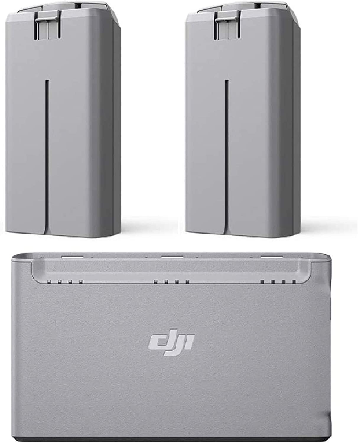 CAMRISE Original DJI Mavic Mini 2 Two-Way Charging Hub and Two Pack Intelligent Flight Batteries (for SE Drone ONLY) Gray