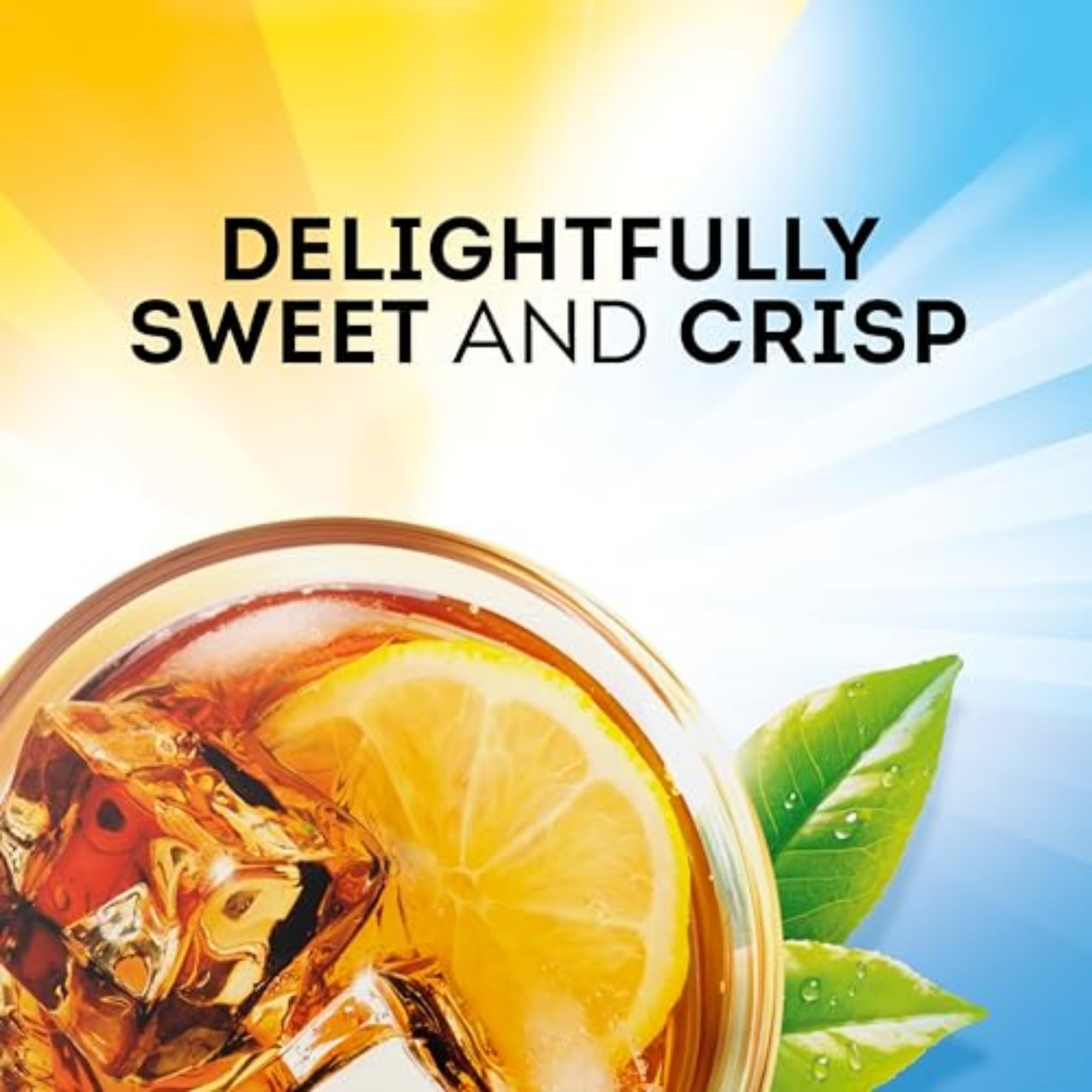 Lipton Family-Sized Black Iced Tea Bags, Southern Sweet Tea 22 ct (Pack of 6)
