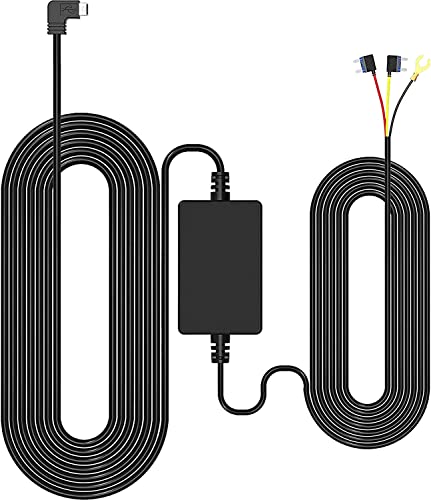 REDTIGER Hardwire Kit with for F3 Mini USB Version Dash Cam, Mini Port,Parking Monitoring with Low Voltage Protection
