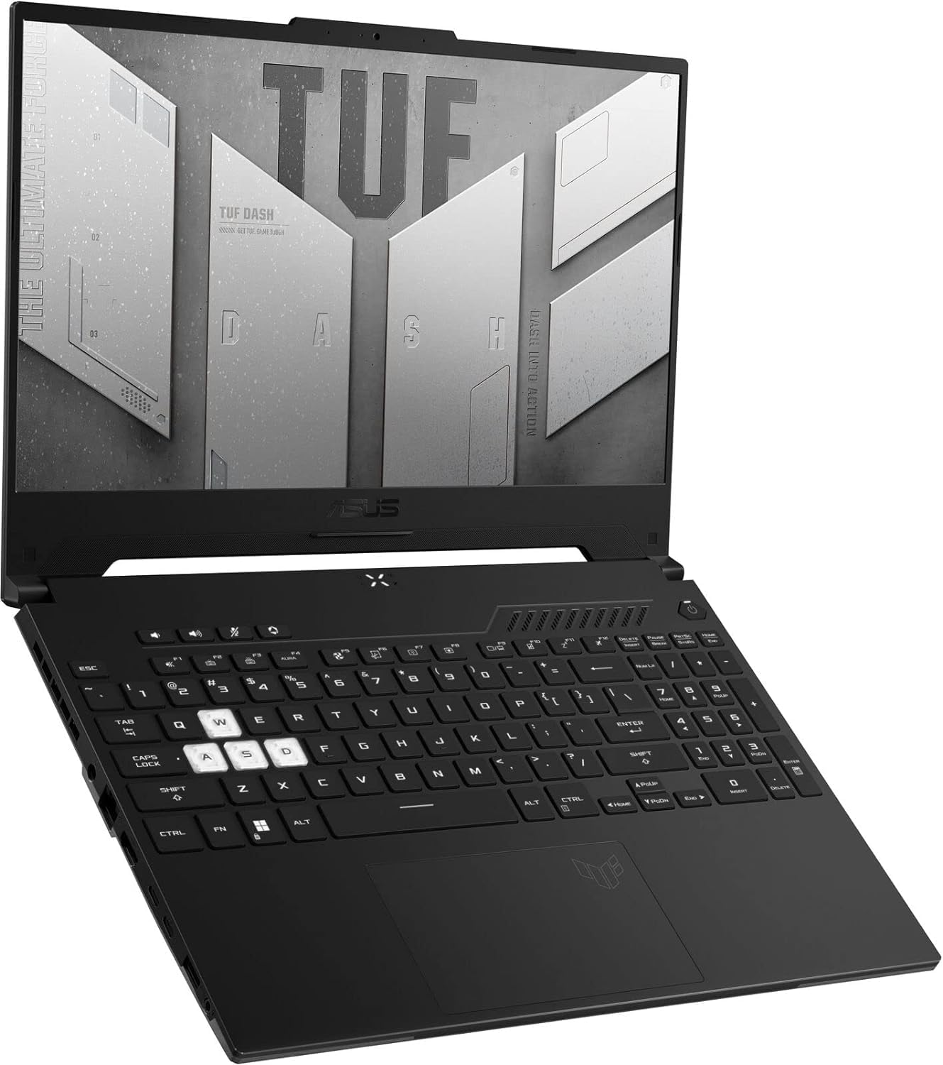 Asus TUF Dash 15.6" 144Hz FHD Gaming Laptop | 12th Generation Core i7-12650H | NVIDIA GeForce RTX 3070 | Backlit Keyboard | Windows 11 (Black, 16GB DDR4 | 512GB SSD)