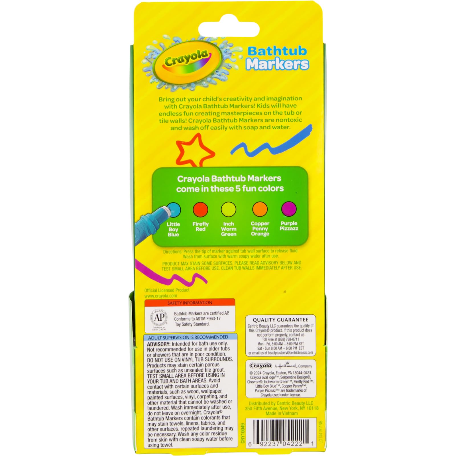 Crayola Bathtub Markers with 1 Bonus Extra Markers AND Crayola Bathtub Crayons with 1 Bonus Extra Crayons