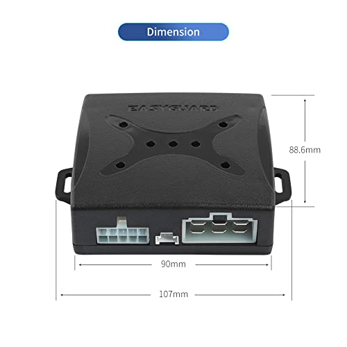 EASYGUARD EC003N-V Car Security Alarm System PKE Passive keyless Entry Remote Engine Start Stop keyless go System DC12V
