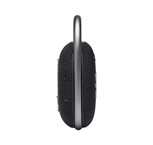 JBL Clip 4: Portable Speaker with Bluetooth, Built-in Battery, Waterproof and Dustproof Feature - Black (JBLCLIP4BLKAM) (Renewed)…
