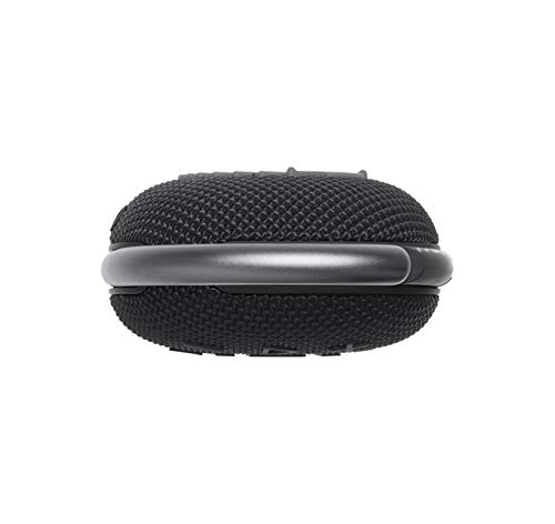 JBL Clip 4: Portable Speaker with Bluetooth, Built-in Battery, Waterproof and Dustproof Feature - Black (JBLCLIP4BLKAM) (Renewed)…