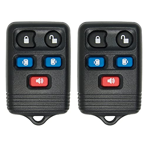 Keyless2Go Replacement for New Keyless Entry Remote Car Key Fob for Select Freestar Windstar Monterey Blackwood Vehicles That Use CWTWB1U511 (2 Pack)
