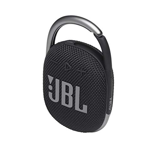 JBL Clip 4: Portable Speaker with Bluetooth, Built-in Battery, Waterproof and Dustproof Feature - Black (JBLCLIP4BLKAM) (Renewed)…