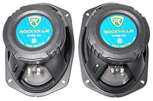 Rockville (2) Pairs RV69.2C 6x9 Component Car Speakers 2000w/440w RMS CEA Rated