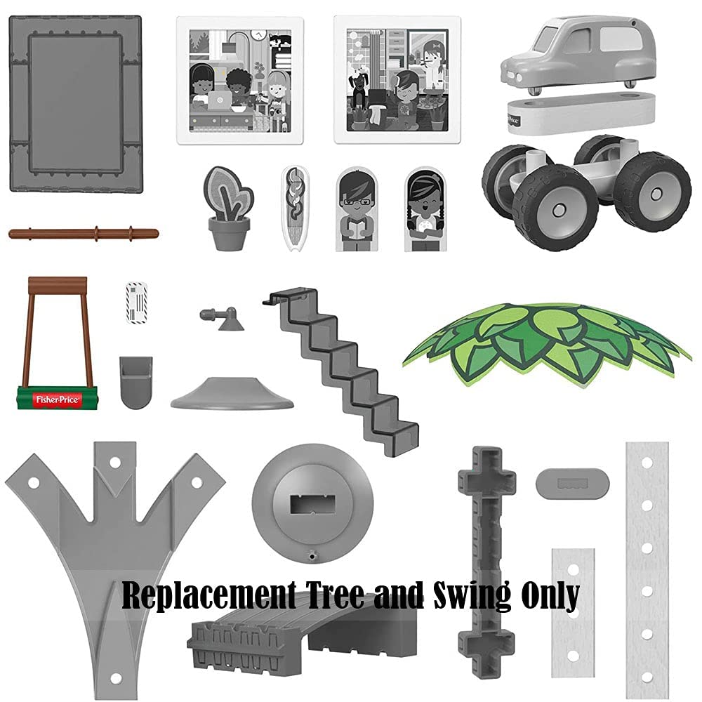 Replacement Parts for Fisher-Price Wonder Makers Design System - GFJ13 ~ Beach Bungalow ~ Replacement Tree and Swing