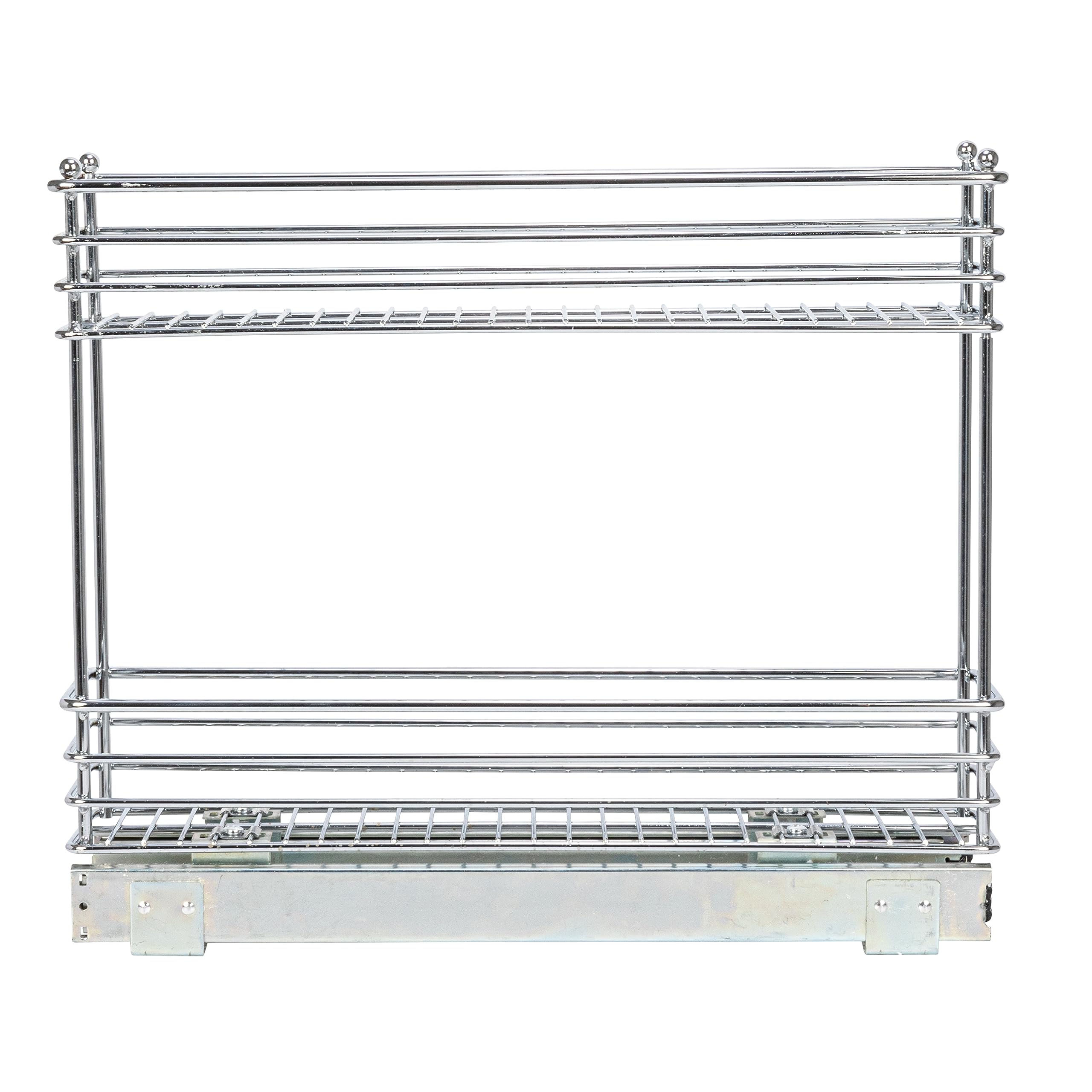 Household Essentials Glidez Narrow Sliding Organizer, 5", Chrome