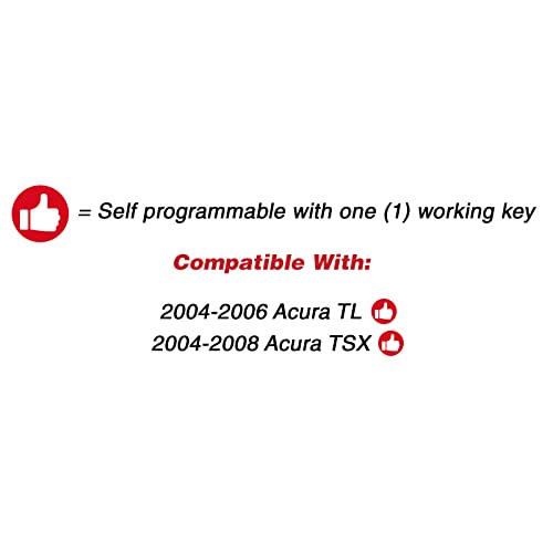 KeylessOption Keyless Entry Remote Control Car Key Fob Replacement for OUCG8D-387H-A (Pack of 2)
