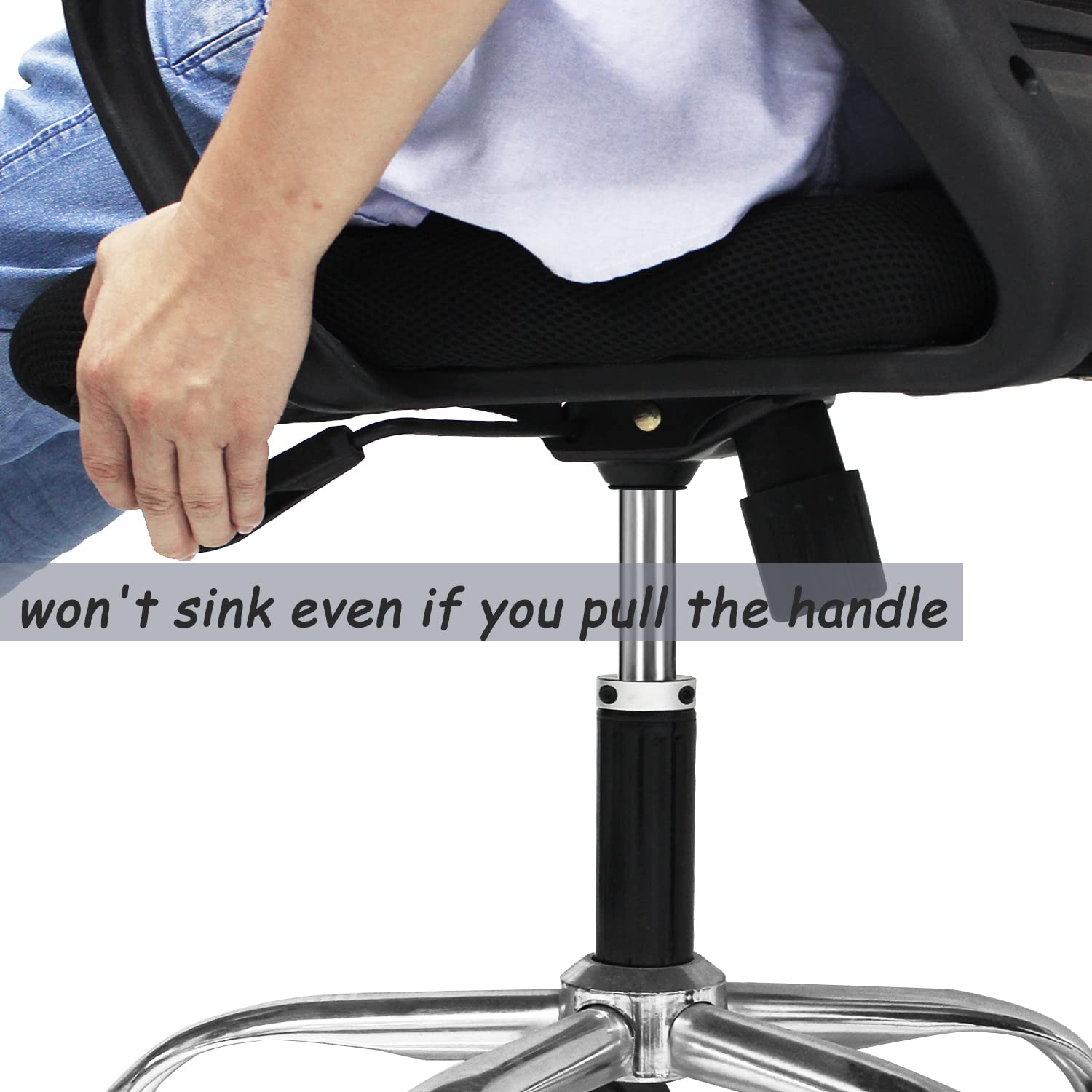 Spidfee Fix Sinking Office Chair, Office Chair Saver for Stop Sinking, Adjustable Height Office Chair Without Cylinder Replacement