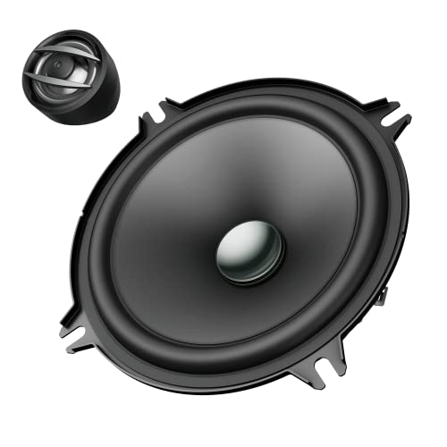 PIONEER TS-A1300C A Series 5-1/4" 300 W Max Power, Carbon/Mica-Reinforced IMPP Cone, 20mm PI Tweeter - Component Speakers (Pair)