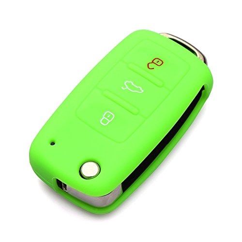 9 moon® Silicone Remote Flip Key FOB Silicone Case Cover for VW Volkswagen New