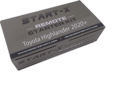 Start-X Remote Starter for Toyota Highlander 2020-2023 || Plug N Play || Lock 3 Times to Remote Start || Push-to-Start only || Zero Wire Splicing! (No Hybrids)