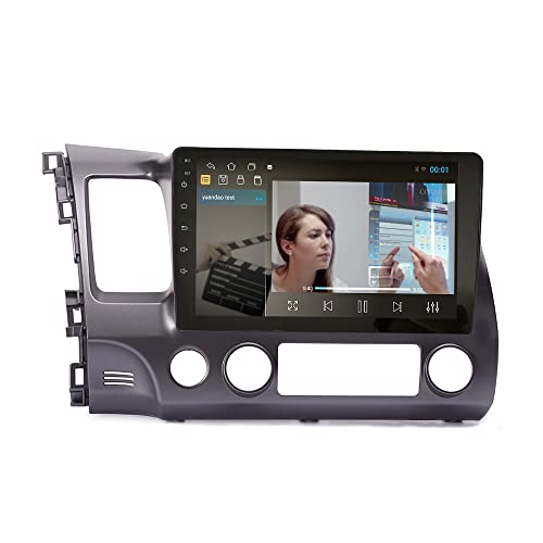 Android 10 Autoradio Car Navigation Stereo Multimedia Player GPS Radio 2.5D Touch Screen forHonda Civic 2004-2011 Quad Core 1GB Ram 16GB ROM