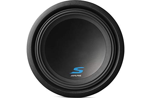 Universal Car Stereo Vented Port Single 12" Alpine S-W12D4 Type S Car Audio Subwoofer Custom Sub Box Enclosure Package New Without Amp