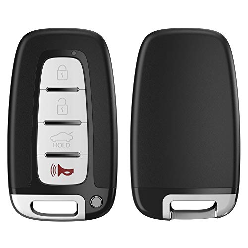 VOFONO 4 Buttons Keyless Entry Remote Flip Key Fob Compatible with Sonata 2011-2015/ Elantra 2011-2013/ Genesis 2009-2014/ Veloster 2011-2017 Replacement for Kia Optima 2010-2013 （SY5HMFNA04）