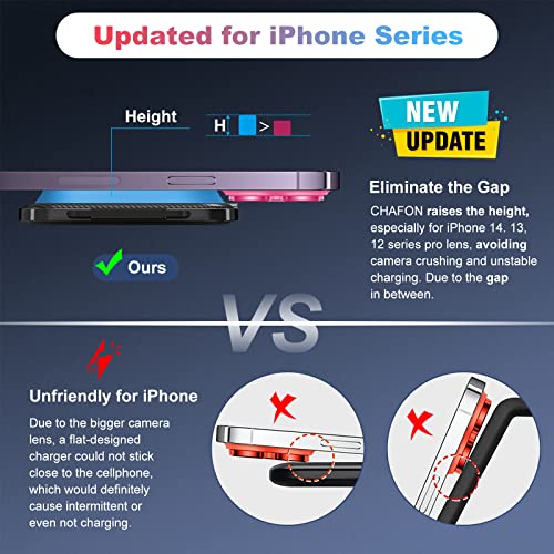 Travel 3 in 1 Magsafe Wireless Charger, Foldable Wireless Charging Station for Apple, Wireless Charging Pad Compatible with iPhone 14 13 12 11/Pro/XS/XR,AirPods 3/2/Pro, iWatch 7/6/5/4/3/2