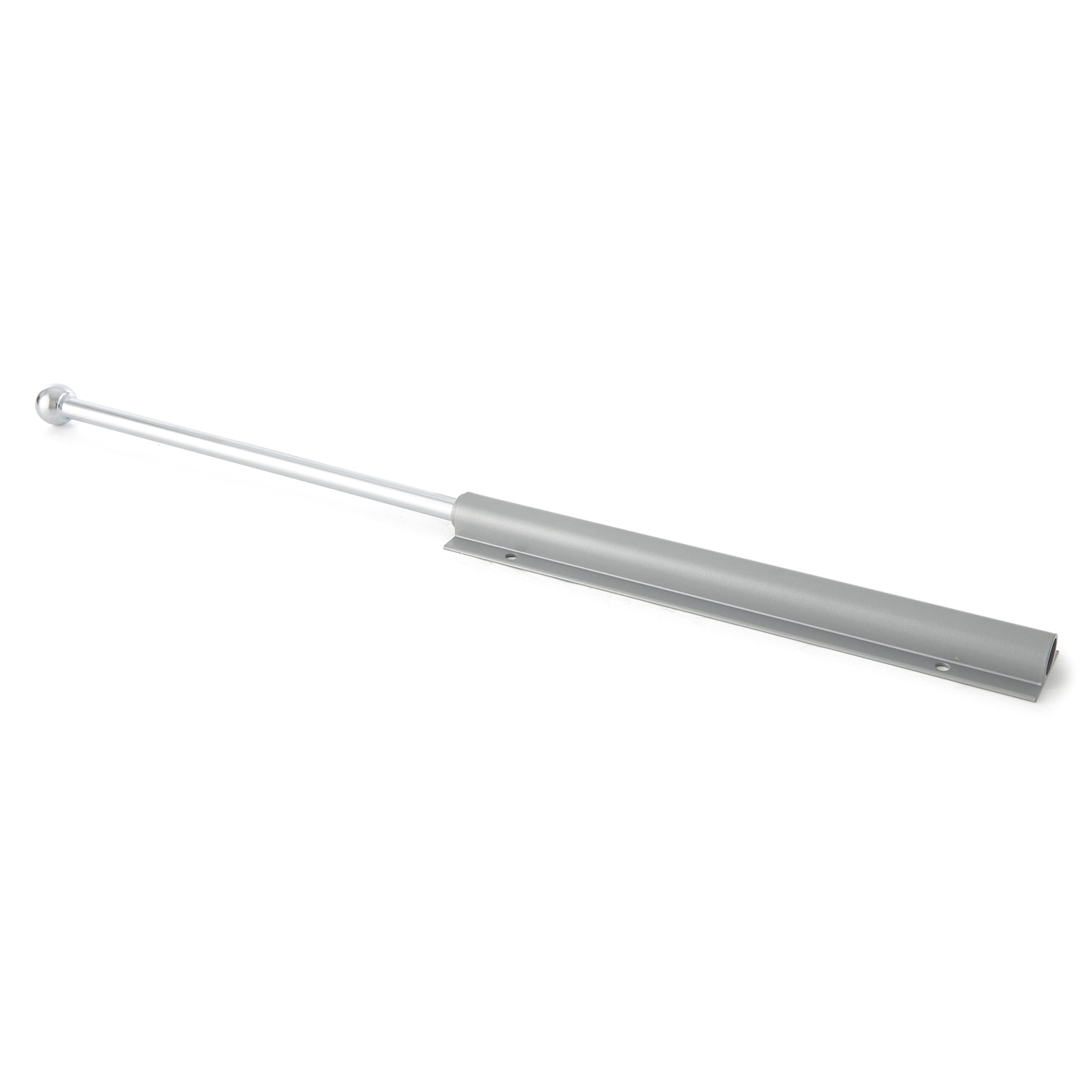 Easy Track RA1204-CH 12 Inch Easily Accessible Metal Sliding Wardrobe Closet Organizer Rod with Installation Hardware Included, Chrome