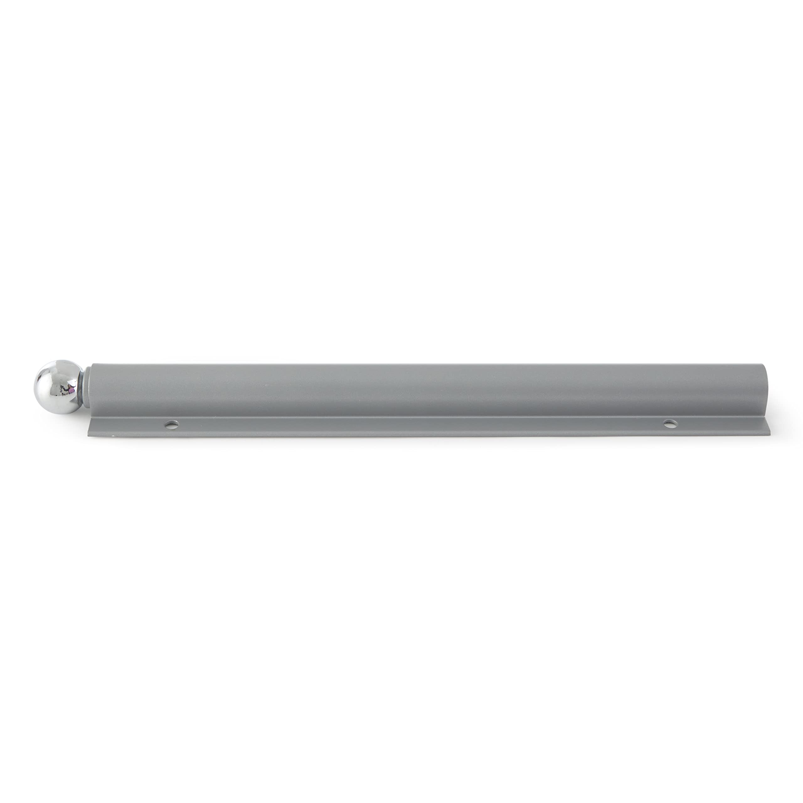 Easy Track RA1204-CH 12 Inch Easily Accessible Metal Sliding Wardrobe Closet Organizer Rod with Installation Hardware Included, Chrome