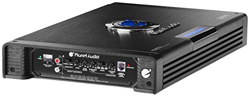Planet Audio AC2000.2 Anarchy Series Car Audio Amplifier - 2000 High Output, 2 Channel, 2/8 Ohm, High/Low Level Inputs, High/Low Pass Crossover, Full Range, Hook Up To Stereo and Subwoofer,Black