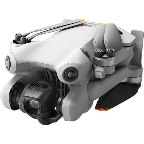 DJI Mini 4 Pro Fly More Combo Plus with DJI RC 2 (Screen Remote Controller), CP.MA.00000740.01 Folding Mini-Drone with 4K HDR Video Under 249g, 45 Mins Flight Time, Omnidirectional Vision Sensing Bundle with 128GB Card, Landing Pad + More