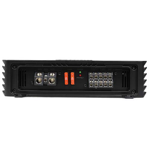Alphasonik V1200.5 Venum Series 2400 Watts Max 5-Channel Car Amp with Power Plant Chip 4-Way Protection Circuitry Multi-Channel Bridgeable Class A/B Amp with Remote Bass Boost Control Knob Include