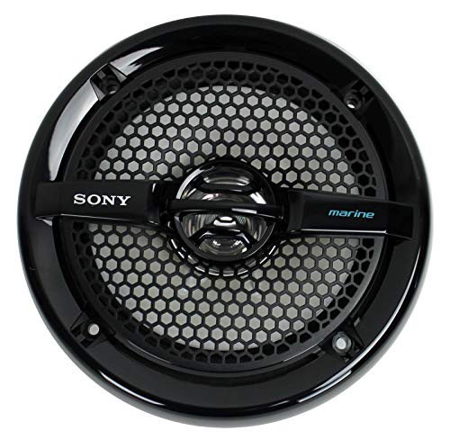Sony 4 XS-MP1611b 6.5" 280 Watt Dual Cone Marine Speakers Stereo Black XSMP1611