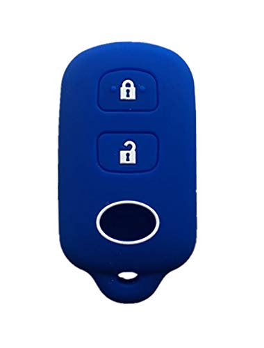 Rpkey Silicone Keyless Entry Remote Control Key Fob Cover Case protector Replacement Fit For Scion xA xB Celica Echo FJ Cruiser Highlander Prius RAV4 Tacoma Tundra Yaris HYQ12BBX HYQ12BAN