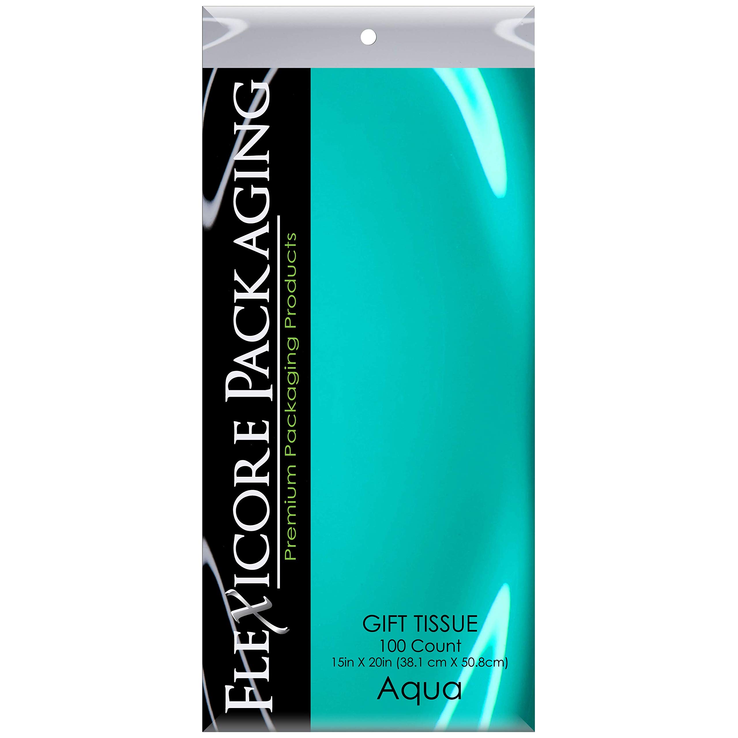 Caribbean Teal Wrap Tissue Paper 15 Inch X 20 Inch - 100 Sheets