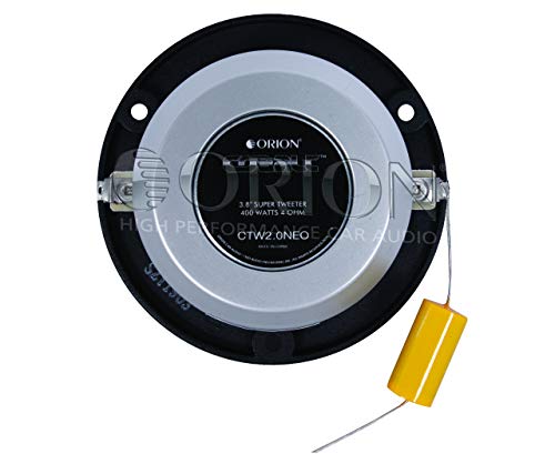 Orion Cobalt CTW2.0NEO Tweeter NEODYMIUN 400 WATT TWEETERS Speaker for CAR Audio 1.5 KHZ - 22 KHZ Super TWEETERS (Pair) Two Pieces