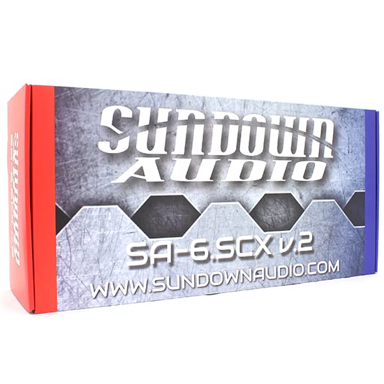 Sundown Audio SA-65CX v.2 6.5" 80W RMS Coaxial Speakers
