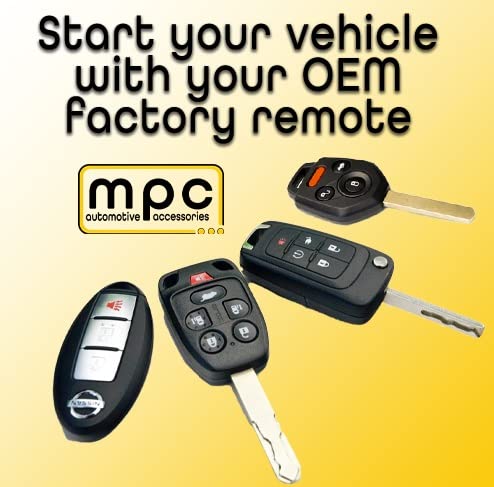 MPC Factory Remote Activated Remote Start Kit for 2008 Dodge RAM 2500/3500 - Plug-n-Play - Diesel Only - Premium USA Tech Support