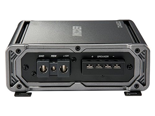 Kicker Bundle Compatible with 2014 - UP Chevy Silverado Crew Cab 43C124 Dual 12" Loaded Sub Box Enclosure with 46CXA8001 Amplifier
