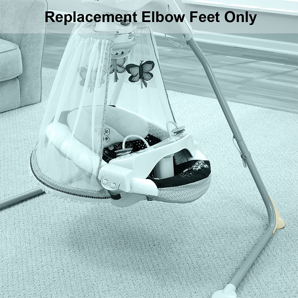 Replacement Parts for Fisher-Price Cradle 'n Swing - T4522 ~ Butterfly Model ~ Fits Other Models as Well ~ Replacement Elbow Feet