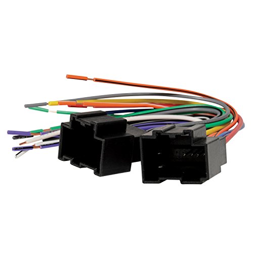 Metra 95-7325S Double DIN Kit for Hyundai Santa Fe (Silver) & Scosche HY09B Compatible with 2007-09 Hyundai Santa Fe/Kia Sorento Power/Speaker Connector/Wire Harness