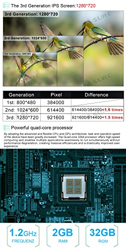 ASURE 9 inch Car Stereo Radio GPS Navigation Unit for Toyota Prius V 2011-2017 HD Touchscreen Multimedia Player,4 Core 2G+32G Android with Wireless Carplay,Android Auto,SWC,DSP,Bluetooth