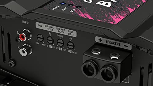 Stetsom DIGITAL BASS DB 3000 2 Ohms Mono Car Amplifier, 3000.1 3K Watts RMS, 2Ω Stable Car Audio, HD BASS Sound Quality, Crossover & Bass Boost, Car Stereo Speaker Subwoofer MD, Smart Coolers